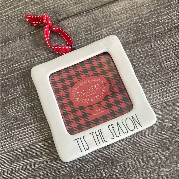 Rae Dunn | Holiday | Tis The Season Rae Dunn Christmas Frame Ornaments ...